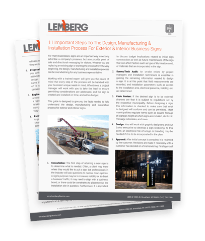 11 Step Sign Process Whitepaper | Lemberg, Milwaukee sign, service ...