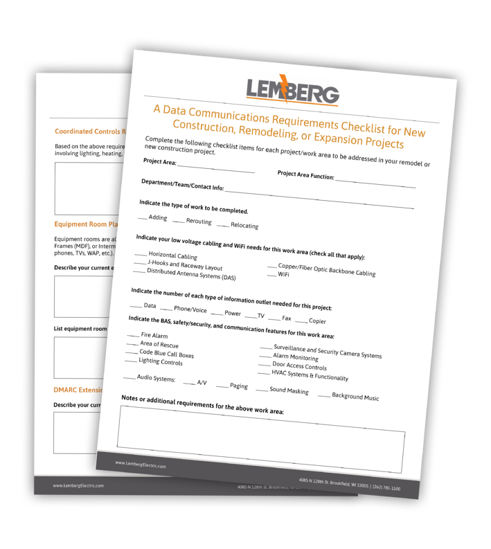 A Data Communications Project Planning Worksheet and Checklist ...